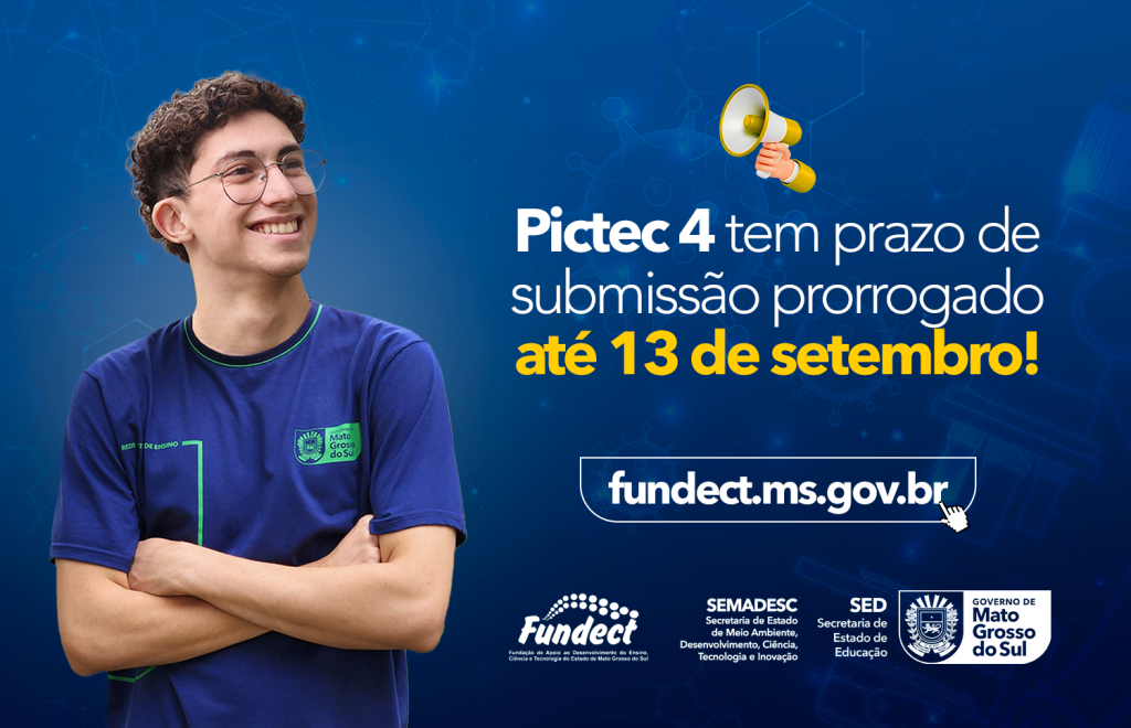 Atenção estudantes: Pictec 4 tem prazo de submissão prorrogado – SED